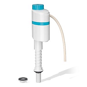 SAMODRA Silent Toilet Fill Valve Adjustable Water Level, High Performance Toilet Flush Valve Replacement Kit Anti-Siphon Water-Saving, Installs in Minutes