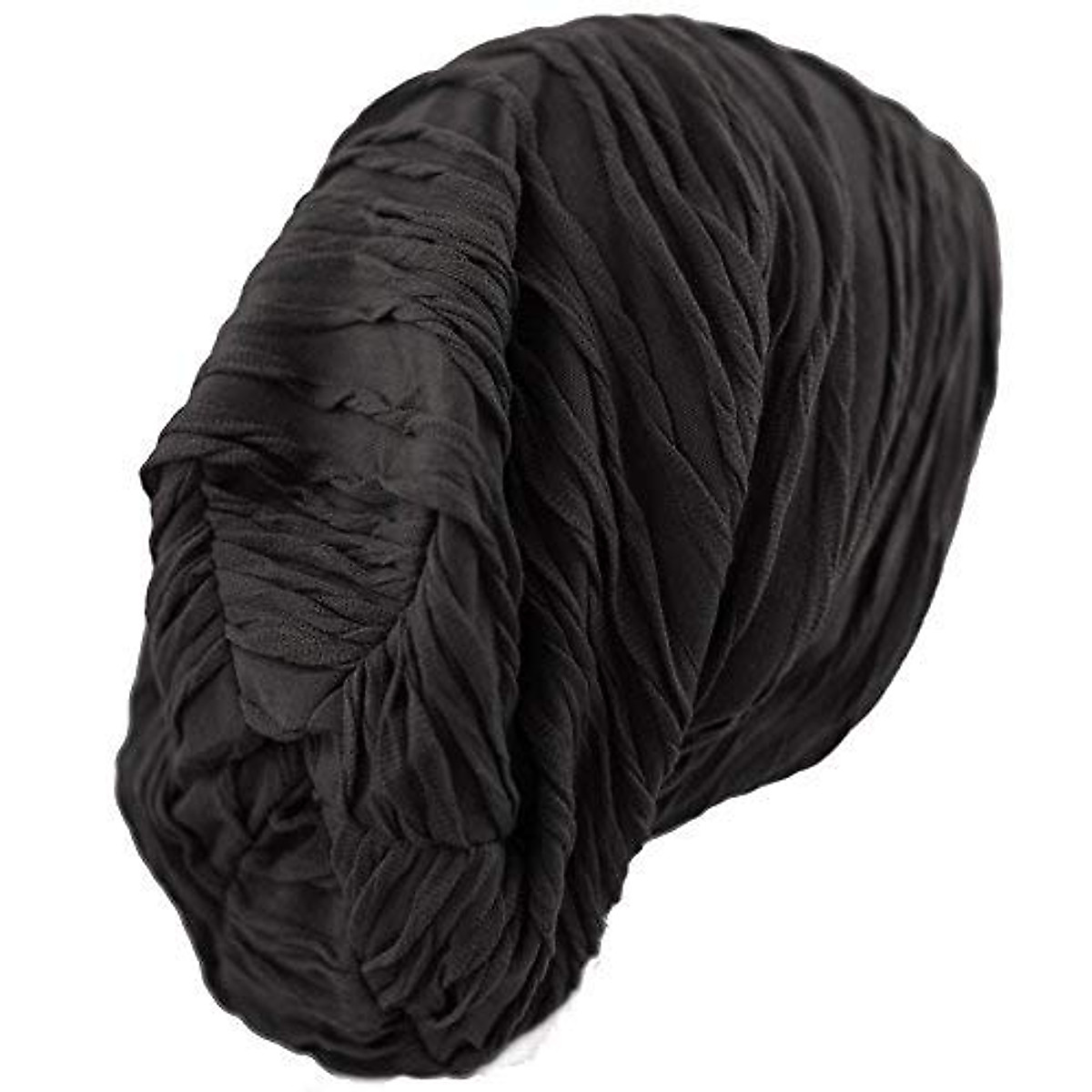 The Hat Depot 200h2800 Premium Quality Baggy Wrinkled Slouchy Beanie (1. 2800 - BLACK)
