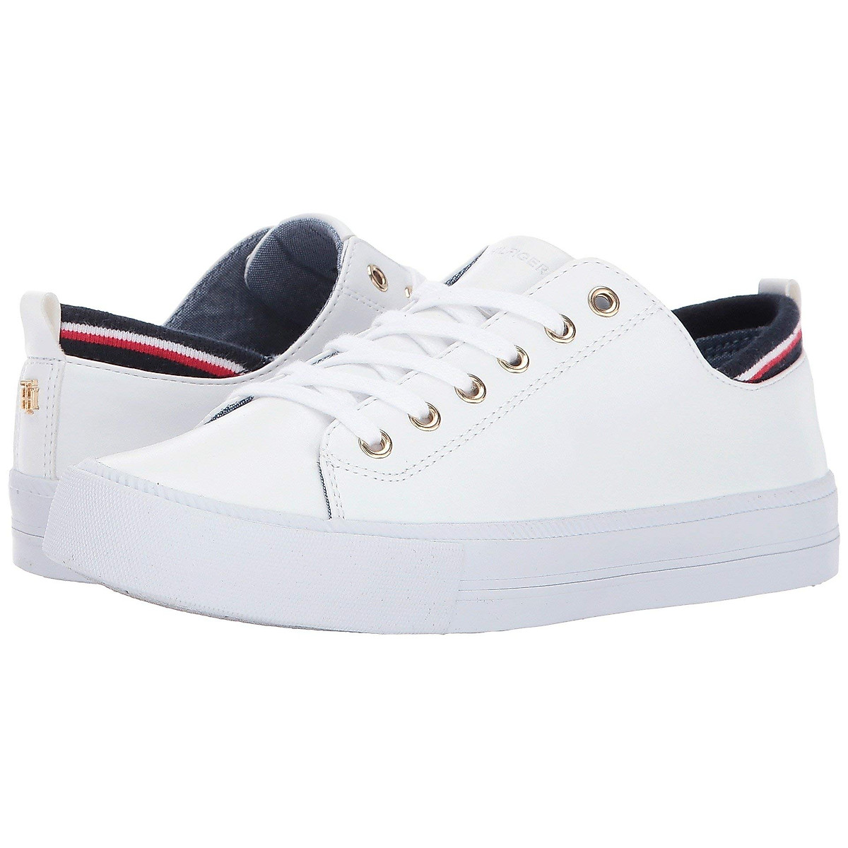 Tommy Hilfiger Women's Two Shoe, White, 11 Medium US