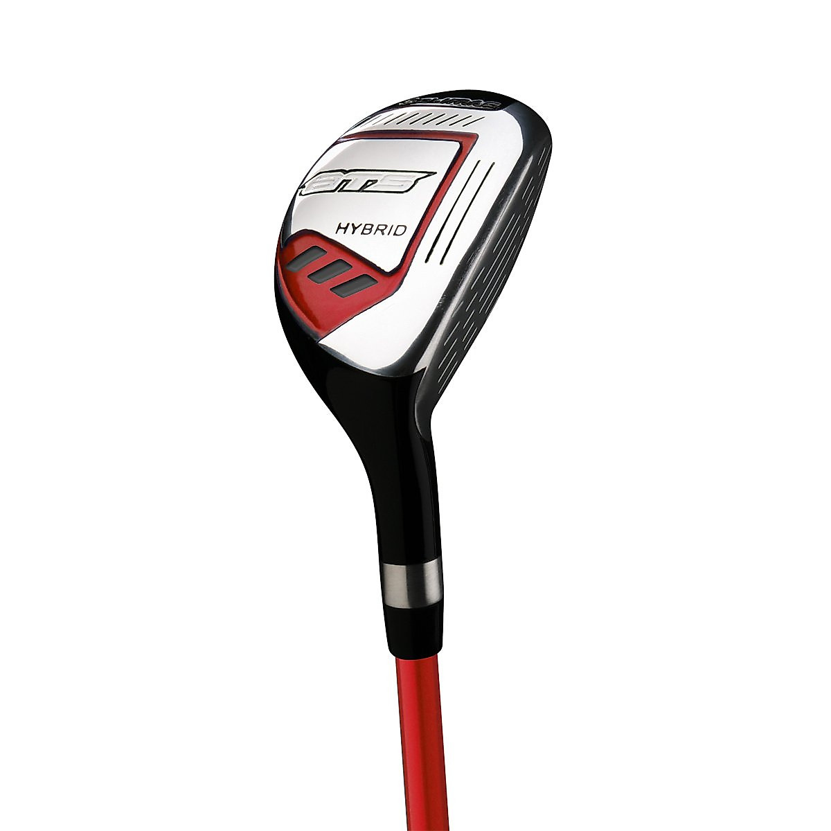 Orlimar Golf ATS Junior Boy's Golf Set with Bag, Right and Left Hand, Ages 9-12, Red/Black (5 Clubs)