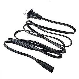 PKPOWER 6FT AC Power Cord Cable for Epson Workforce WF-2830 WF-2860 2-Prong Plug Lead Wire