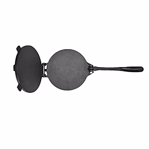 APLANAMOS - Heavy Duty 8 Inch Cast Iron Corn/Flour Tortilla Press, Roti Press, Tortillero
