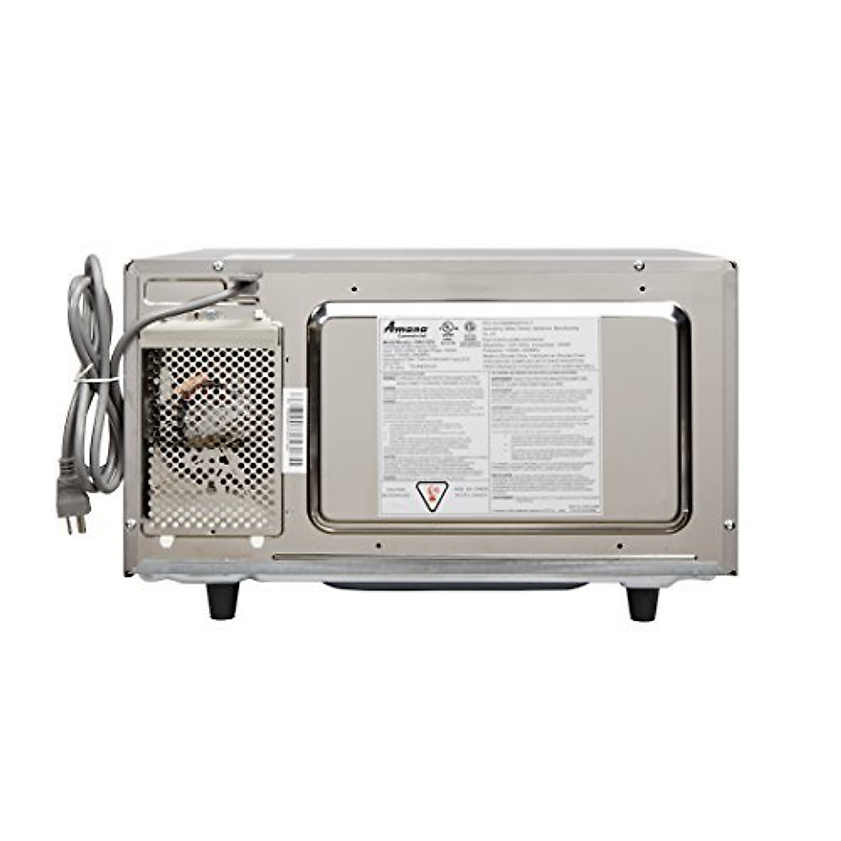 Amana RMS10DS Light-Duty Commercial Microwave Oven with Dial Timer, Stainless Steel, 120-Volts, 1000-Watts