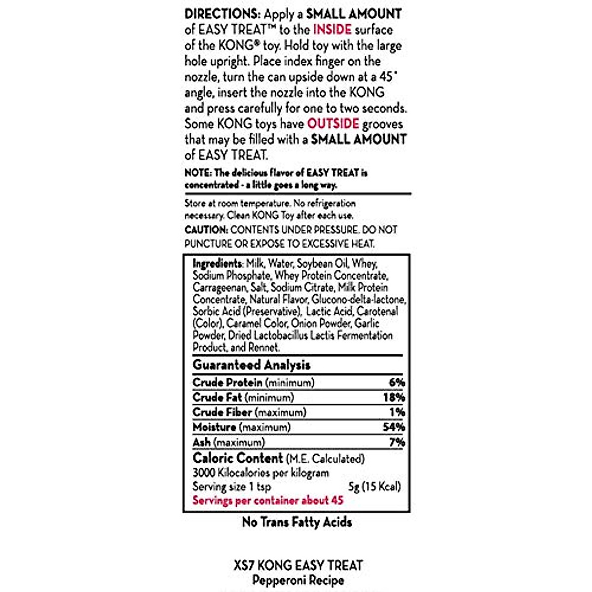 KONG - Easy Treat - Dog Treat Paste - 8 Ounce (2 Pack) - Pepperoni