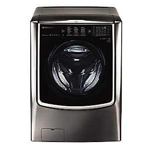 LG WM9500HKA SIGNATURE 5.8 cu. ft. Mega Capacity Washer in Black Stainless Steel