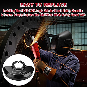 For Angle Grinder 43-54-1220 5" Type 27 Wheel Blade Guard 2780-20, 2781-20, 6117-30, 6117-31, 6124-30