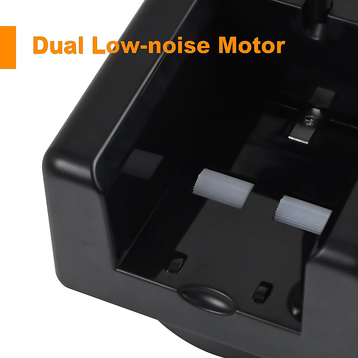 Nileole-YOUPAI Automatic Card Dealer Machine, 360° Rotating 2 Decks Card Dealer, Built-in 2800MAH Rechargeable Battery, Casino Playing Card Table Accessories for UNO, Blackjack, Texas Hold'em (White)