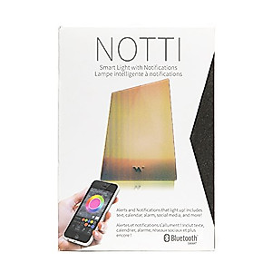 WITTI Design - NOTTI | Smart Mood and Night Light with Notifications for iPhone iOS and Android Smartphones