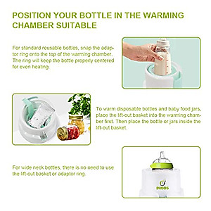 Bubos Fast Heating Baby Bottle Warmer for breastmilk and Formula, Food Heater for Infant Complementary Food