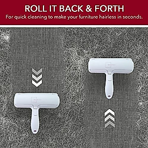 Pet Hair Remover | Cat & Dog Hair Remover for Furniture, Couch, Clothes, Carpet, Car | Portable Pet Hair Remover for Car Seats, Bedding | Reusable Lint Rollers for Pet Hair | Dog Fur Remover Tool