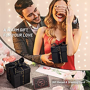 Lavender Scented Candle, Gifts for Him Her, Gift Boxed & Greeting Card, Anniversary Romantic Gifts for Boyfriend Girlfriend, Unique Funny Valentines Day Birthday Christmas Gifts for Men Women Male