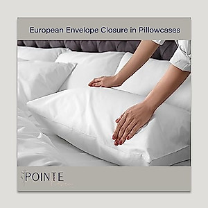 Pointehaven 620 Thread Count 100% Long Staple Cotton Deep Pocket Oversized Super Soft Sateen Sheet Set, Queen, Grey