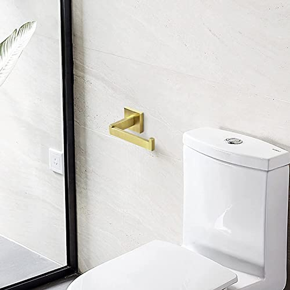 WINCASE Bathroom Hardware Set Gold, Brushed Bath Towel Bar Set 24 Inch, Wall Mounted Bathroom Accessories SUS 304 Stainless Steel