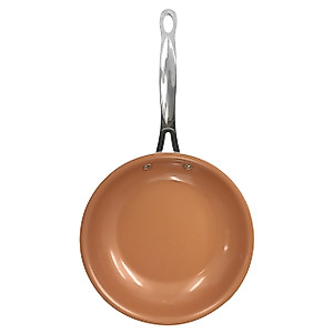 Gotham Steel 1324 Ceramic and Titanium Nonstick 10.25" Fry Pans, Grey