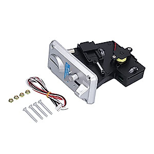 Zerodis Coin Acceptor Coin Selector Supports 6 Different Currencies Multi Signal Output for Arcade Game Machines