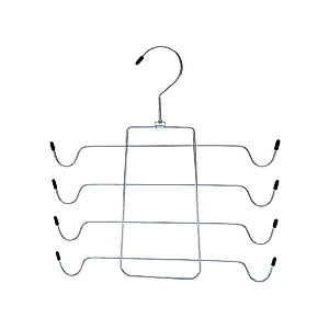 Multi Layer Underwear Drying Hanger, 360 Degree rotatable Folding Sling Hanger Seamless Multi Function Clothes Drying Rack (4 Layers)