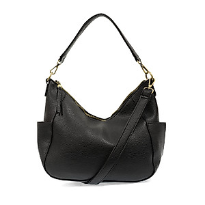 Joy Susan Woman Trish Convertible Hobo Bag - Black