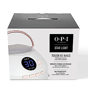 OPI Star Light Gel Lamp 3.0, LED Curing Lamp for GelColor, 4.82 lb.