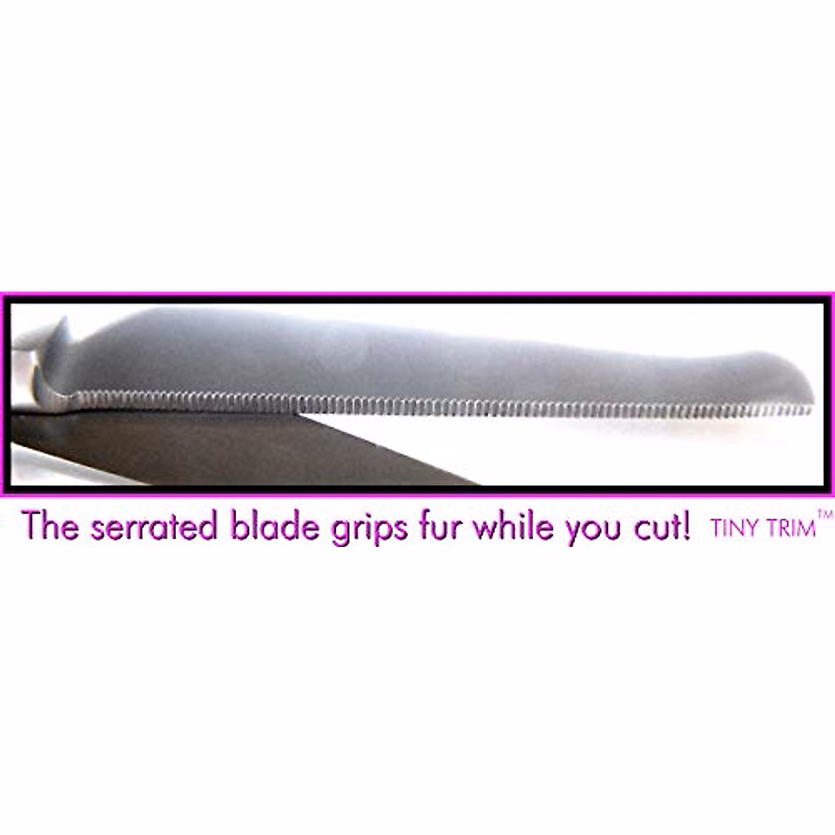 Tiny Trim 4.5" Ball-Tipped Scissor for Dog, Cat and all Pet Grooming - Ear, Nose, Face & Paw - Scaredy Cut's small Safety Scissor