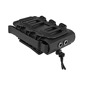 KRYDEX Magazine Pouch 5.56 with Belt Clip 7.62mm Open Top Mag Pouch (BK)