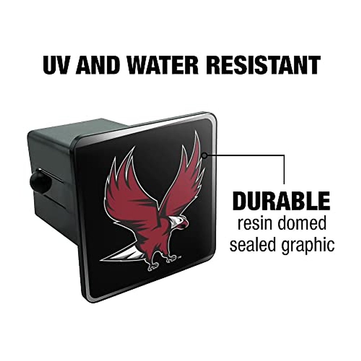 North Carolina Central Secondary Tow Trailer Hitch Cover Plug Insert