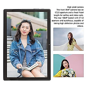 Pssopp Smart Tablet, 10.1 Inch 8 Core Tablet for Learning Entertainment (Blue)