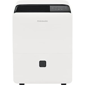 Frigidaire FFAD6022W1 Dehumidifier, High Humidity 60 Pint Capacity Dehumidifier with a Easy-to-Clean Washable Filter and Custom Humidity Control for maximized comfort, in White