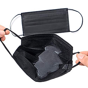 Albatross Health New England Disposable 3 ply Face Masks Pack of 50 pcs/box, Black and Blue