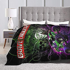 LBHL.H0me5 Flannel Blanket Truck_Grave Super Soft Throw Blanket Fleece Blanket for Bed Sofa 50"x40"