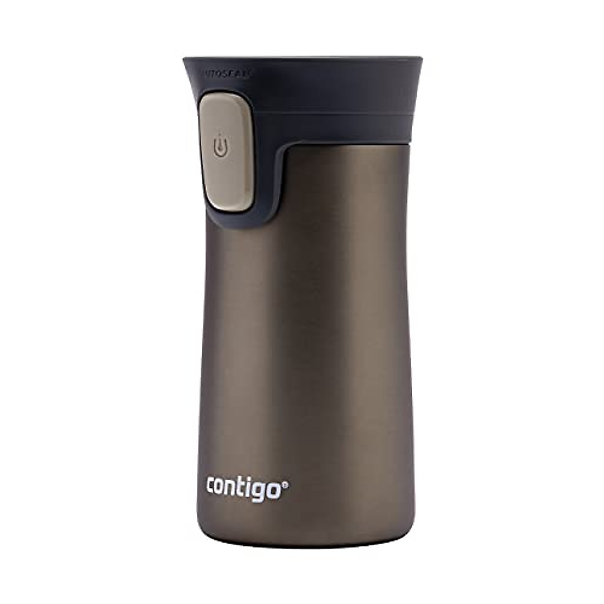 Contigo Pinnacle Autoseal Travel Mug, Stainless Steel Thermal Mug, Vacuum Flask, Leakproof Tumbler, Coffee Mug with BPA Free Easy-Clean Lid, 300 ml, Tans Matte