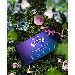 POPCHOSE Shower Steamers Aromatherapy - Bath Bomb Shower Tablets 8 Pack, Self Care & SPA Relaxation - Stocking Stuffers Christmas Gifts for Women and Mom Who Has Everything, Birthday Valentines Gift