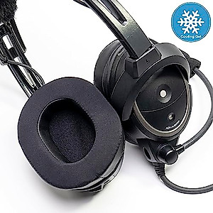 Voarmaks Cooling Gel Refresh Kit Compatible with Bose A20 A10 Aviation Headsets Featuring Cool Gel Material Slow Rebound Memory Foam,3 Durable Mic Foam Cover,Headband Cushion Pads