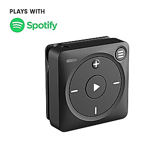 Mighty 3 Spotify & Amazon Music Player - Compatible with Bluetooth & Wired Headphones - 1,000+ Song Storage - Screen Free Music Player - No Phone Needed - (Black)