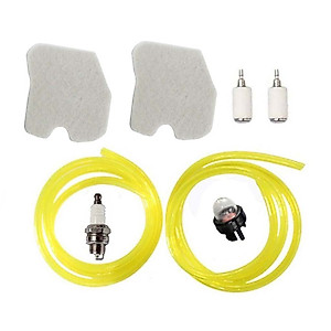 HURI Air Filter Fuel Line Primer Bulb Spark Plug Tune Up Kit for 545061801 Husqvarna 235 235E 236 236E 240 240E Chainsaw Jonsered CS2234 CS2238 CS2234S CS2238S