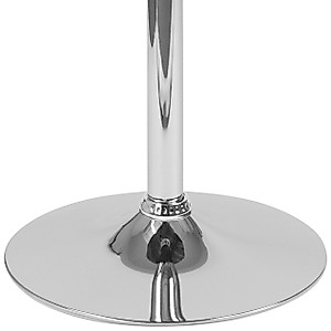 Flash Furniture Hills 23.5'' Round Adjustable Height Rustic Pine Wood Table (Adjustable Range 26.25'' - 35.5'')