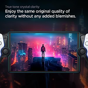 Spigen Tempered Glass Screen Protector [GlasTR EZ FIT] designed for PlayStation Portal Remote Player - 1 Pack