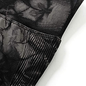 OMKAGI Women Scrunch Butt Lifting Leggings Seamless High Waisted Workout Yoga Pants(M,88-Black Tie Dye)