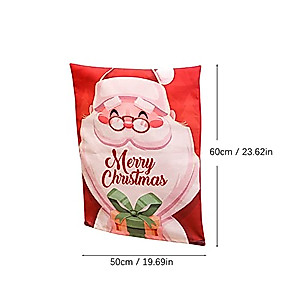 Trailrest Extra Large Seat Cushion Christmas Chair Cover Creative Cartoon Christmas Decorations Printing (1C-D, One Size)