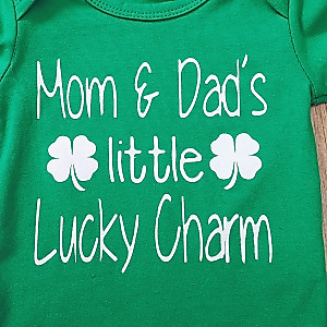 Happidoo Baby Boy St. Patricks Day Outfit Nreborn Saint Patrick's Day Clothes (Green-St,0-3 Months)