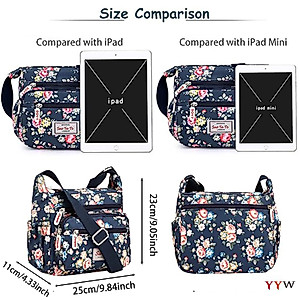 Crossbody Bag for Women Multifunctional Shoulder Handbags for Daily Use Travel Work (Black A)