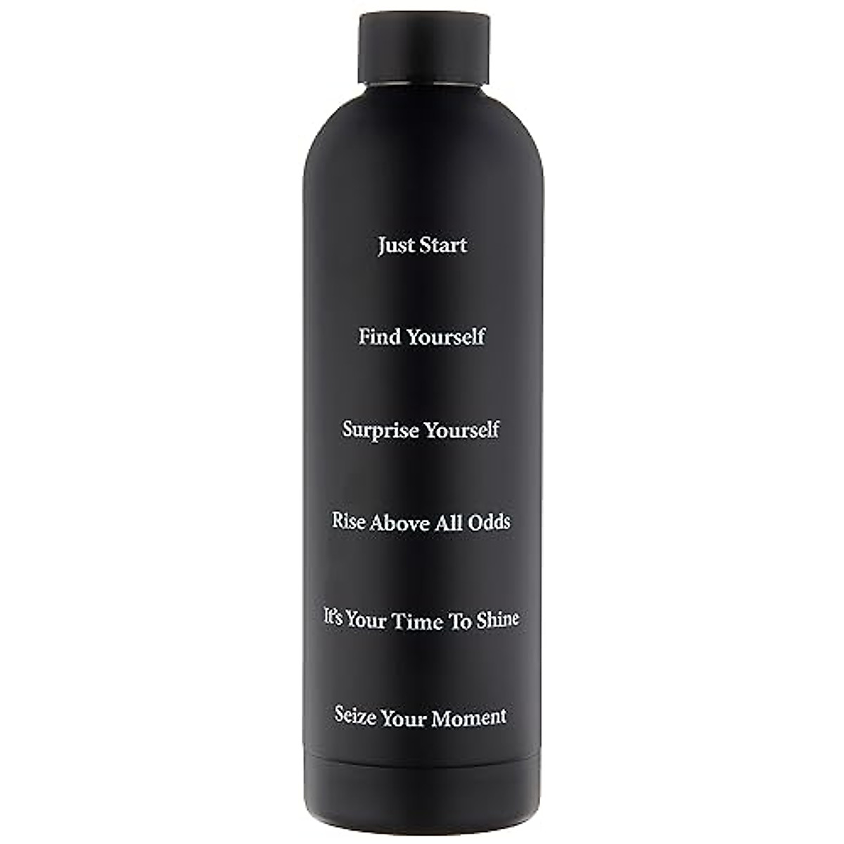 BLACC Bottle - 25oz Vacuum Insulated Stainless Steel Thermos - Reusable, Leak Proof, BPA-Free Flask with Inspirational Words for Office, Gym, Sports, and travel