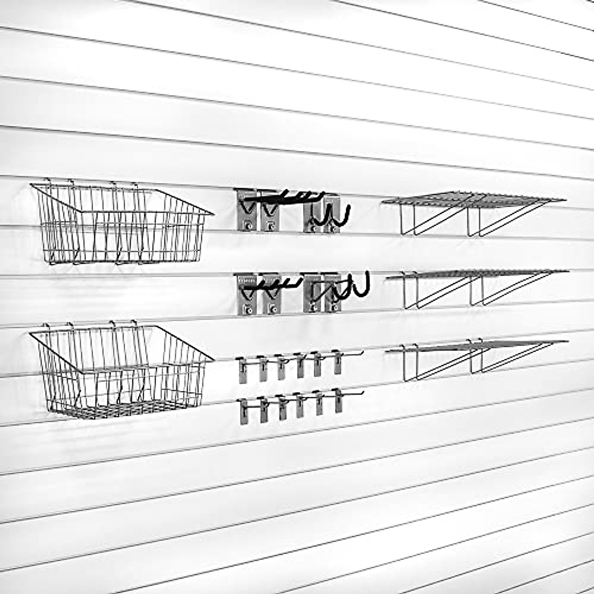 PROSLAT 35009 PROCORE Slatwall Ultimate Bundle 8 ft. x 8 ft