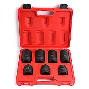 1" Drive Impact Socket Set for Truck Tire Service 17 19 21 33 35 38 41mm