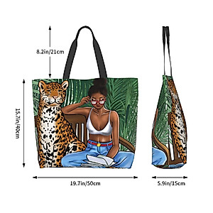 African Tote Bag For Women Black Women Beach Bag Black Tote Bag For Women African American Handbags