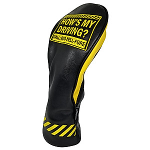 ReadyGOLF How's My Driving Embroidered Driver Headcover