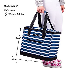 SCOUT The Stiff One - Large, Soft, Lightweight, Insulated Cooler with Hard Bottom, Beach, Family, Travel, Picnic Cooler
