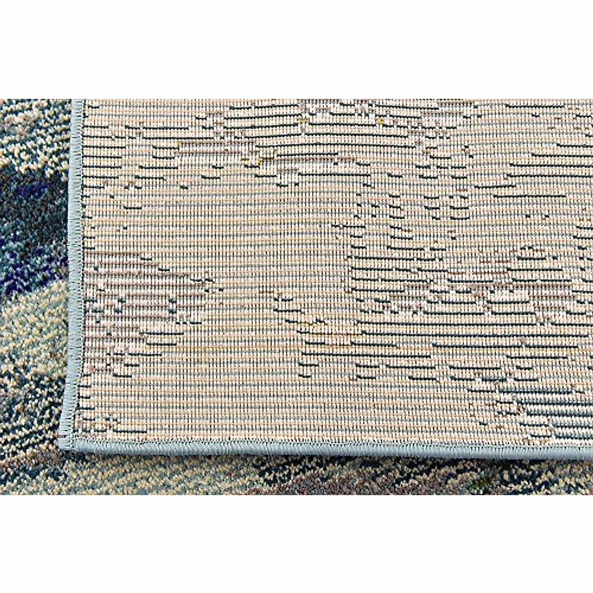 Unique Loom Positano Collection Coastal Modern Fish Light Blue Runner Rug (2' x 7')