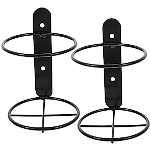 Hemoton Wall Mounted Wine Shelf 2Pcs Wall Wine Holder Wall Single Bottle Rack Wall Wine Rack Wine Storage Rack for Home Bar Wine Holder Wall Mounted