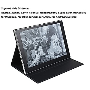 VINGVO E Paper Monitor, High Response Wide Angle 1200x825 9.7inch Ink Display 16:11 Screen Ratio 100-240V for Computer (US Plug)
