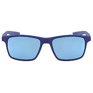 Nike EV1160-434 Whiz Sunglasses Matte Indigo Force/Clear Jade Frame Color, Grey with Light Blue Mirror Lens Tint